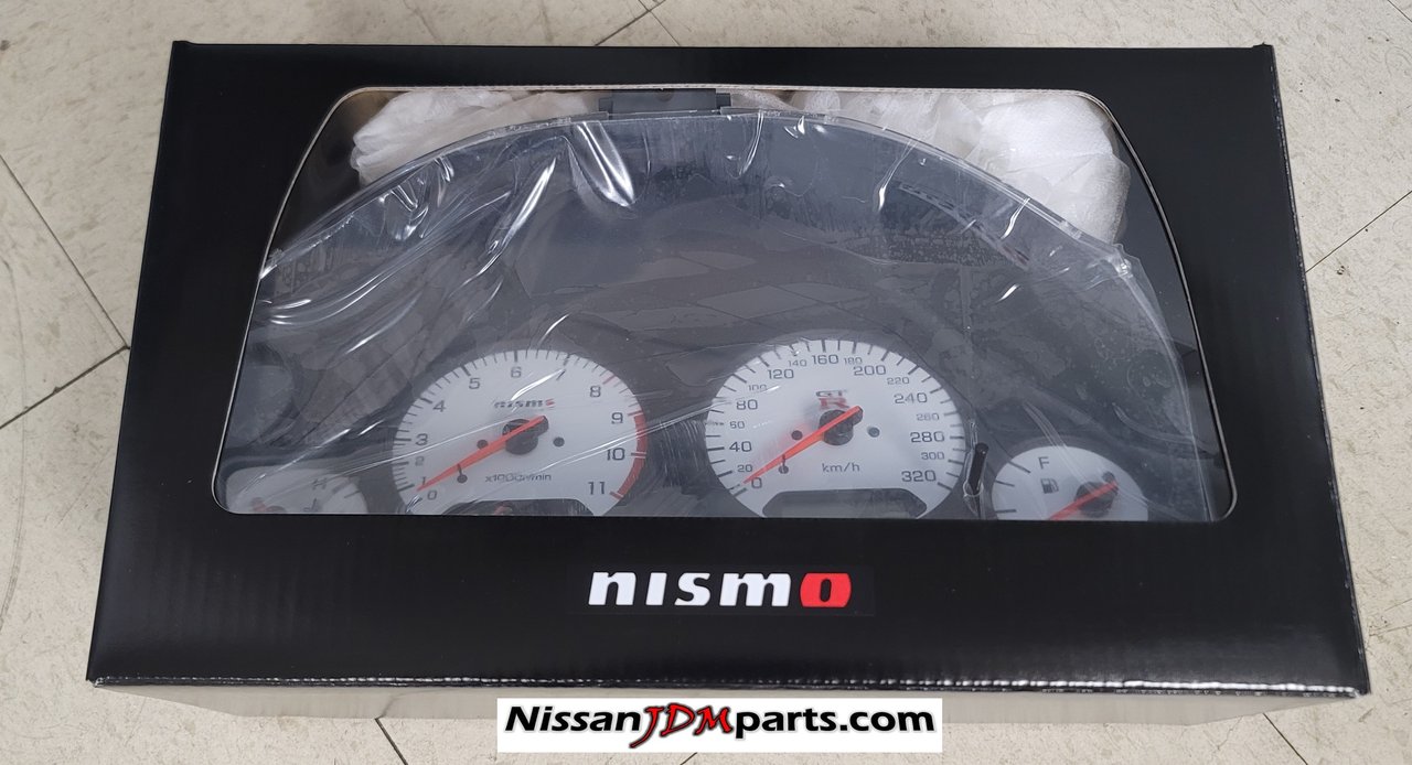 GENUINE NISMO R34 GTR GAUGE CLUSTER WHITE FACE 24810-RSR46WH ...